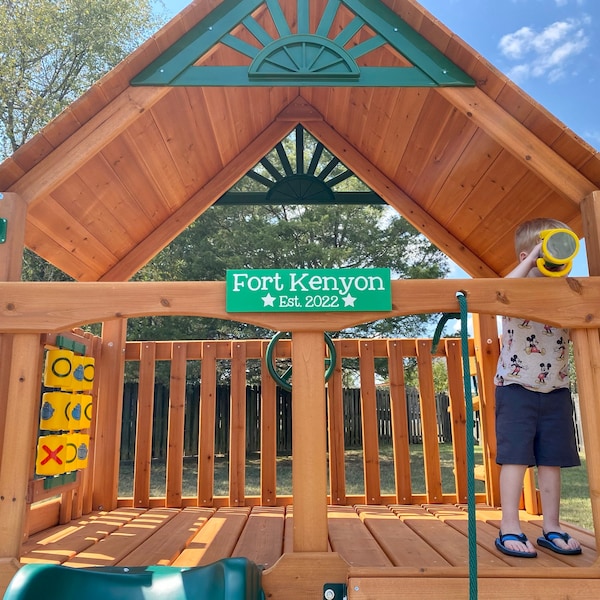 Custom Playhouse Sign for Kids | Clubhouse, Fort, Playroom, Bedroom ...