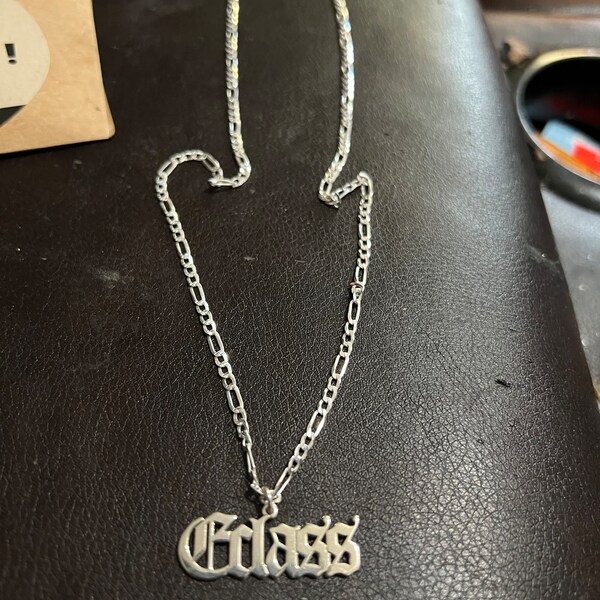 Name Necklace for Men, Personalized Men's Necklace, Men Name Plate ...