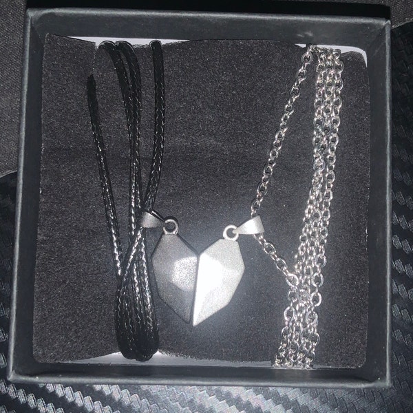 Magnetic Angel Devil Wings Matching Couples Necklace Set for Two ...