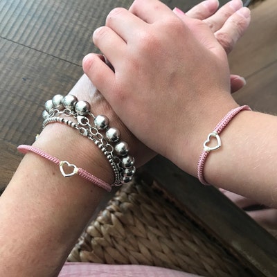 Silver Apple Dangle Charm Handmade Adjustable Bracelet Teacher Gift - Etsy