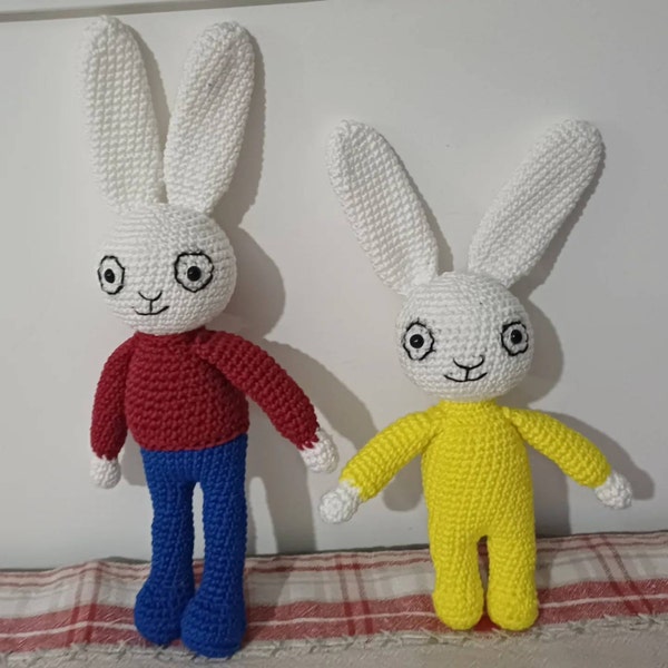 Crochet Pattern Simon Super Rabbit, Simon Super Rabbit Pattern, Crochet ...