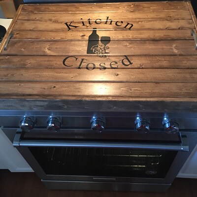 Gas Stove Top Cover / Wood Gast Stove Top Cover / Gas Noodle Board ...