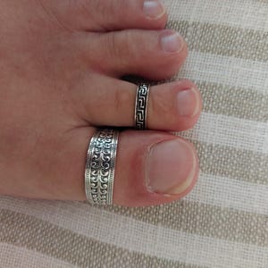 Templar Toe Ring Big Toe, Toe Ring Real Silver, 925 Sterling Silver ...