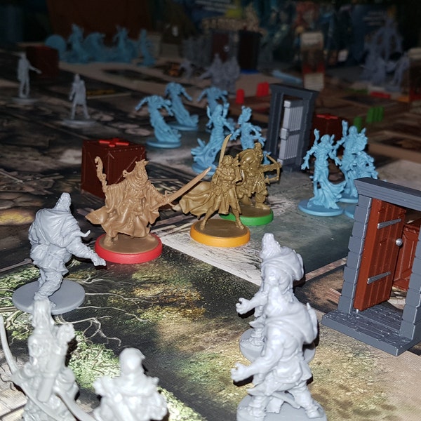 Zombicide Black Plague - Objective Doors, Tokens & Vault Doors Bundle ...