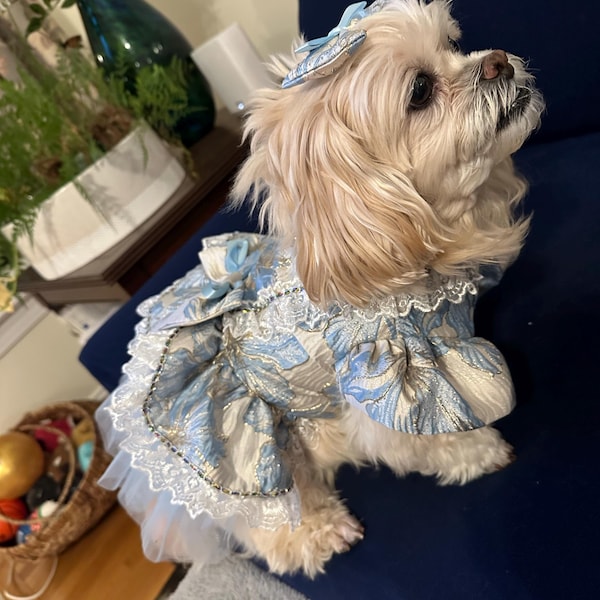 Wedding Dog Dress Couple Costume, Red Royal Court Princess Prince ...