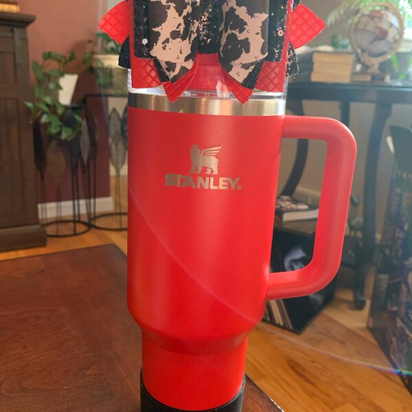 Glitter Tumbler Bow for Stanley, Straw Topper, Copper Gold Rose Gold ...