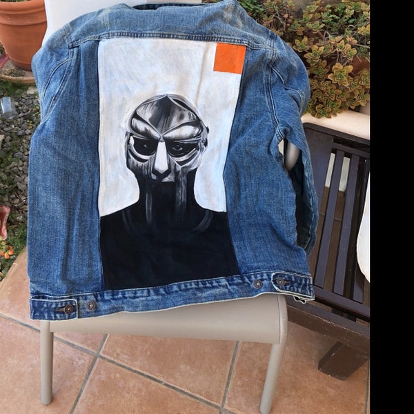 Kanye West Inspired Hand Painted Denim Jacket - MBDTW - My Beautiful - Etsy