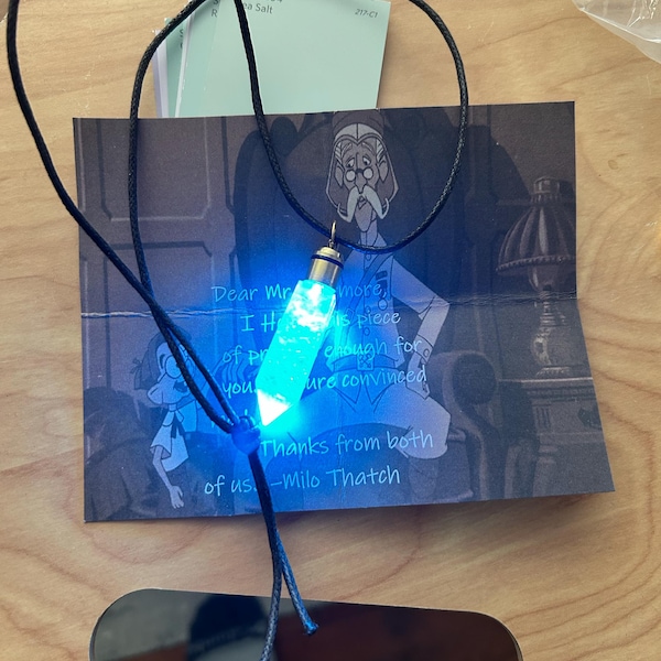 Disney's Atlantis the Lost Empire Kida Crystal Handcrafted Glowing ...