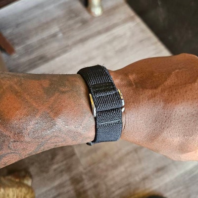 Multicolor Nylon Fabric Smart Watch Band Sport Fitness Quick on Loop ...