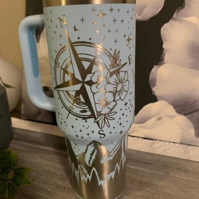 Studded Holographic Skeleton Tumbler/starbucks Skeleton Beverage Mug ...