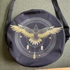 14, 16, 18 Inch Handmade Frame Drum Bag, Hawk Spirit, Shamanic Drums ...