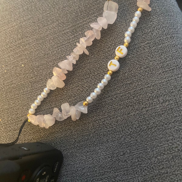 Personalised Crystal Phone Charm | Gem Stone Phone Strap | Y2K ...