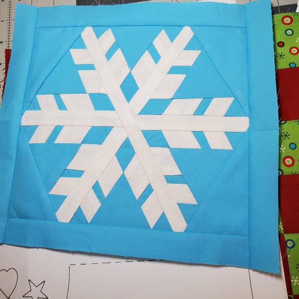 Snowflake Sampler Set 2/ Quilt Block Patterns/ Foundation Paper Piecing ...