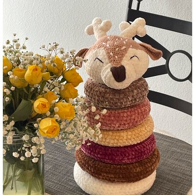 PDF Pattern: Little Deer Stacking Ring Crochet Toy (Download Now) - Etsy