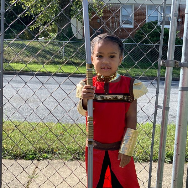 Cosplay Toddler Wakanda Warrior Costume. (girls) - Etsy