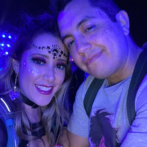 Black Western Rave Chaps High-waist Festival Outfit Space Girl | Etsy