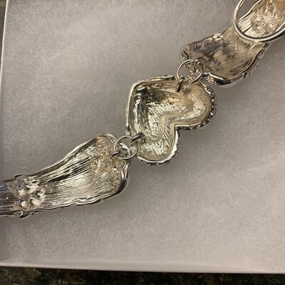 Heart Replica Spoon Bracelet Silver Plated Magnetic - Etsy