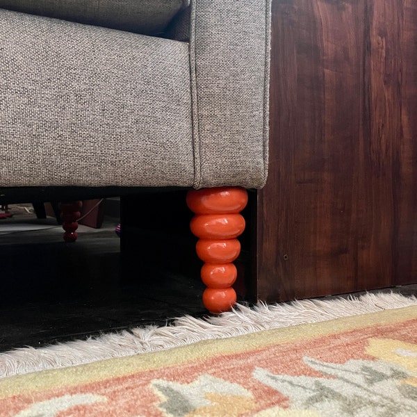 Furniture Legs, Set of 4, Wooden Legs for Furniture, Sofa Legs, Couch ...