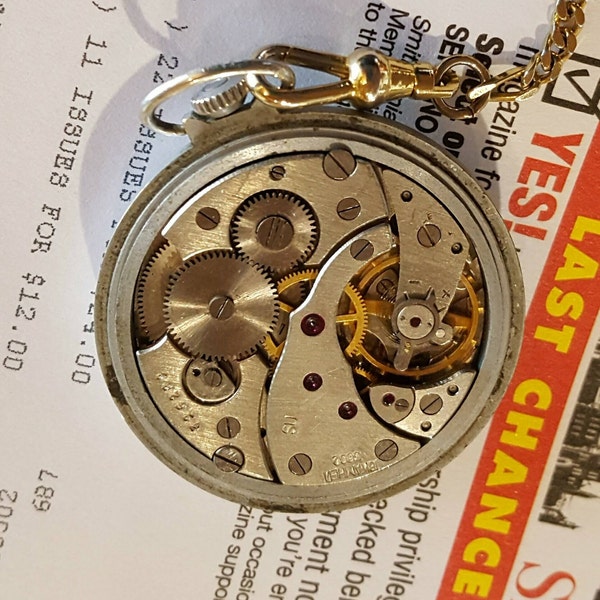 Rare Antique Pocket Watch Alpina, Swiss Made Watch Working, Men's ...
