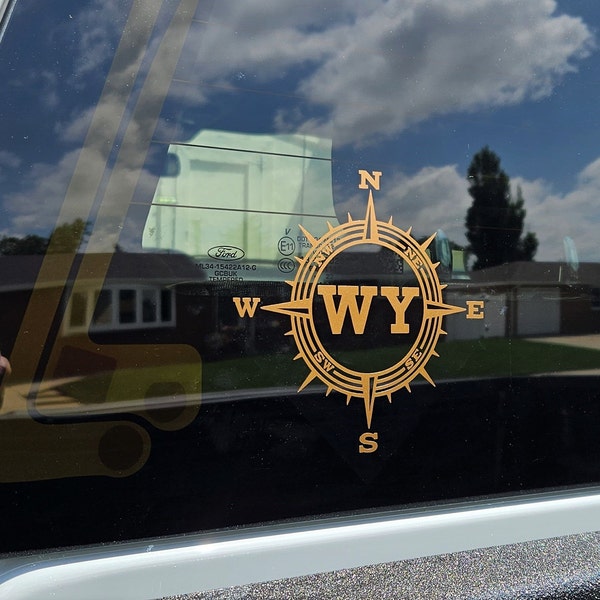 Pennsylvania Hex Compass Decal, Amish Hex Sign, Dutch Compass Wall ...