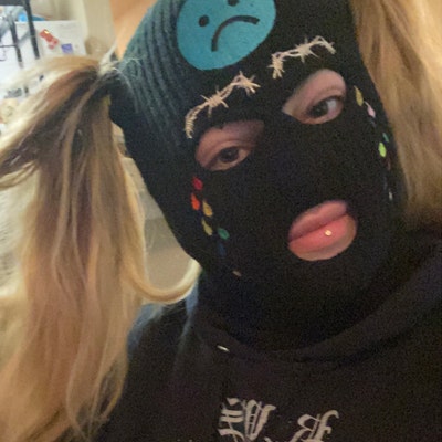 Pigtails Ski Mask Pig Tails Balaclava Black - Etsy