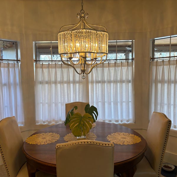 Pleated Lynn Block Print Cafe Curtain , Tier Curtains, Kitchen Curtains ...