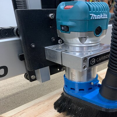 CNC Dust Shoe for Makita RT0701C Custom Size Vacuum Attachment - Etsy