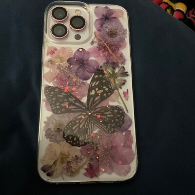 Pressed Flowers Pill Case Birth Control Pill Box Cute Pill Organize ...