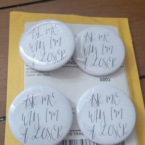 Graduation Custom 3 Photo Pin, Grad Picture Button. Brag Badge ...