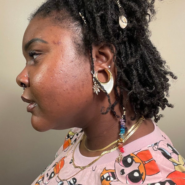 Sisterlock/microloc Jewelry With Obsidian and Black Owl - Etsy