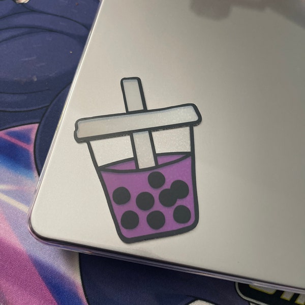 Milk Tea Matte Vinyl Stickers | Bubble Tea | Boba Stickers | Colorful ...