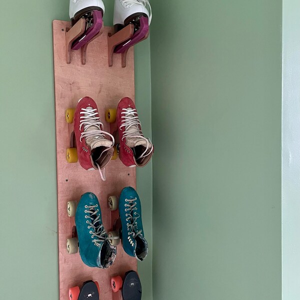 Inline / Roller Skate Rack. Holds 4 Pairs - Etsy