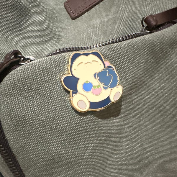 Snorlax Enamel Pin - Etsy
