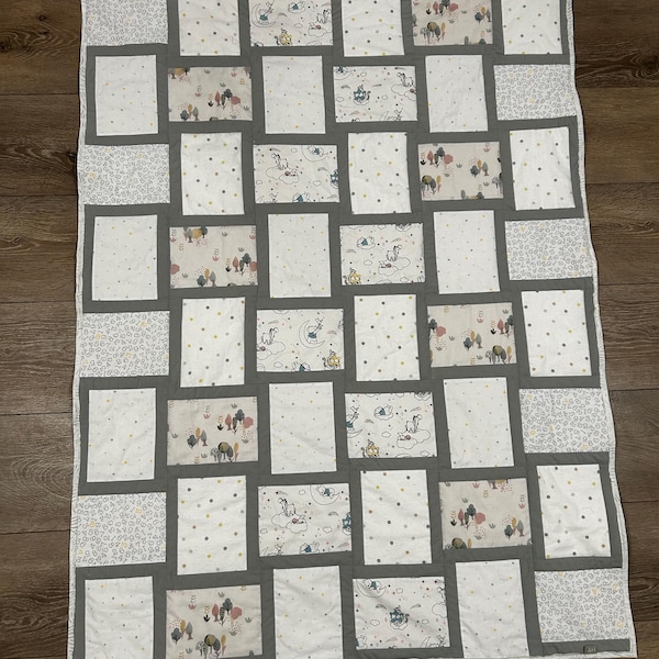 Baby Cuddles DIGITAL PDF Little Fawn Quilt Pattern: 2 Sizes and Layouts ...