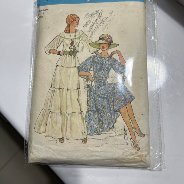 Simplicity 8482 Vintage 90s Sleeveless Pull Over Dress With Raised ...