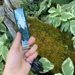 Winter Evergreen Tree Key Fob 2 Sizes 3 Colors - Etsy