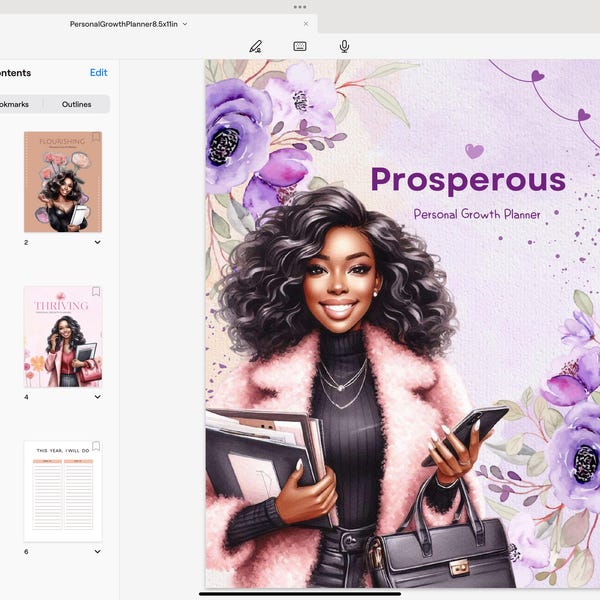 Ultimate Planner | Black Girl Magic Digital Planner | Black Girl ...