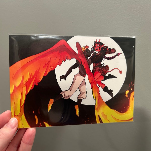 Dimension 20 Fantasy High Sophomore Year Fig & Ayda, Figayda, Art Print ...