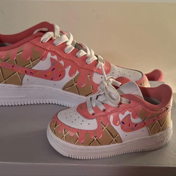 Ice Cream Air Force 1 / Custom Shoe / Toddler / Baby / Kid / AF1 ...