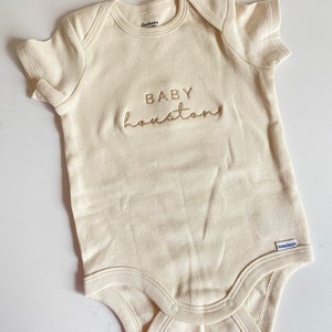 Embroidered Onesies® Brand, Personalized Baby Girl ONESIES® Brand ...