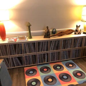 Modular Record Storage System // Set of 1 With Top // JR. | Etsy