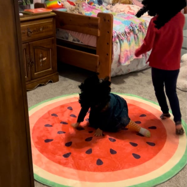 Watermelon Rug - Playroom Decor - Play Mat Rug - Etsy