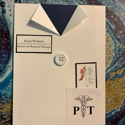 Doctor of Physical Therapy Card, Medical Invites, DPT Graduation ...