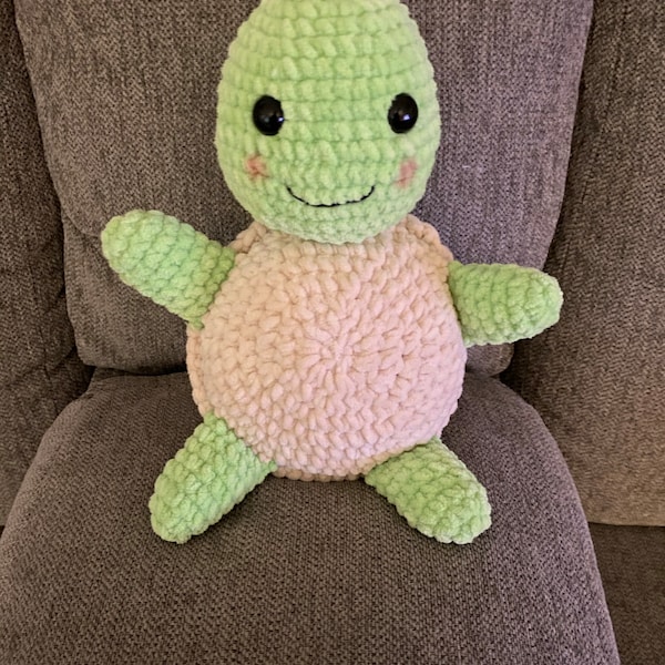 NO-SEW Turtle Plush Crochet PATTERN - Etsy