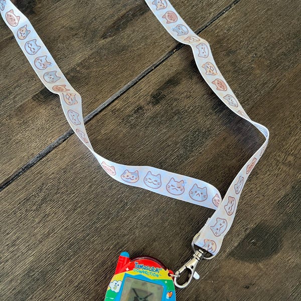 Cats, Cats, Cats! Lanyard - Cute Cat Lanyard, Kawaii Card Holder, Event ...
