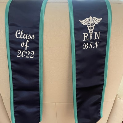A Custom Satin Graduation Sash & Stoles Graduation Gifts Satin Grad ...