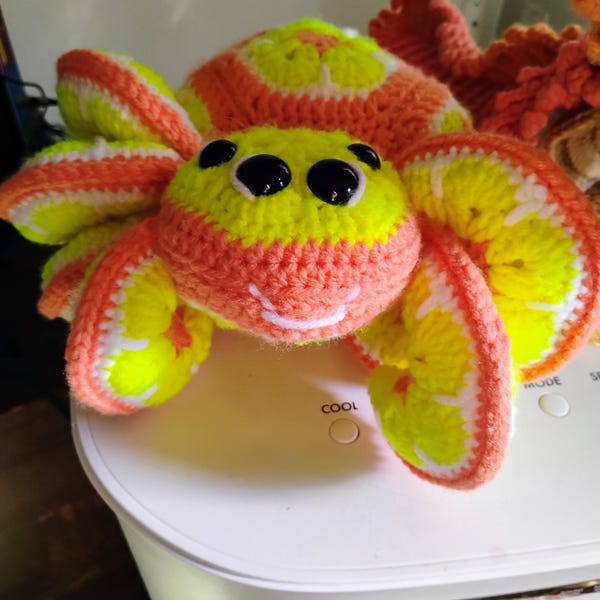 Sully the African Flower Spider Crochet Pattern, PDF, Digital Download ...
