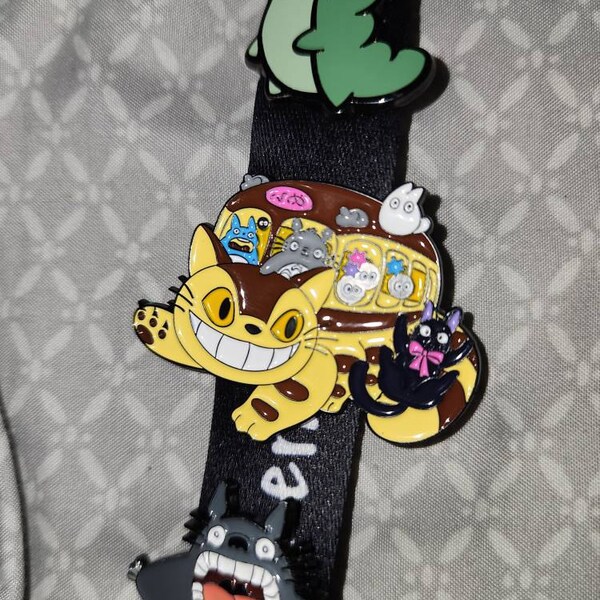 Cat Chibi Bus Anime Pin With Characters Cartoon Kitty Kawaii Catbus - Etsy