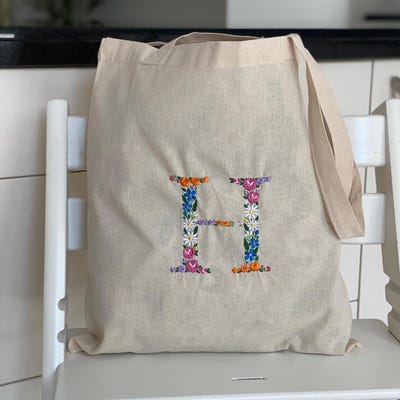 Machine Embroidery Design SMALL Floral Letter R Uppercase and Lowercase ...