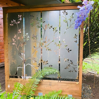 Outdoor Privacy Screens Circle Pattern Decorative Screens - Etsy